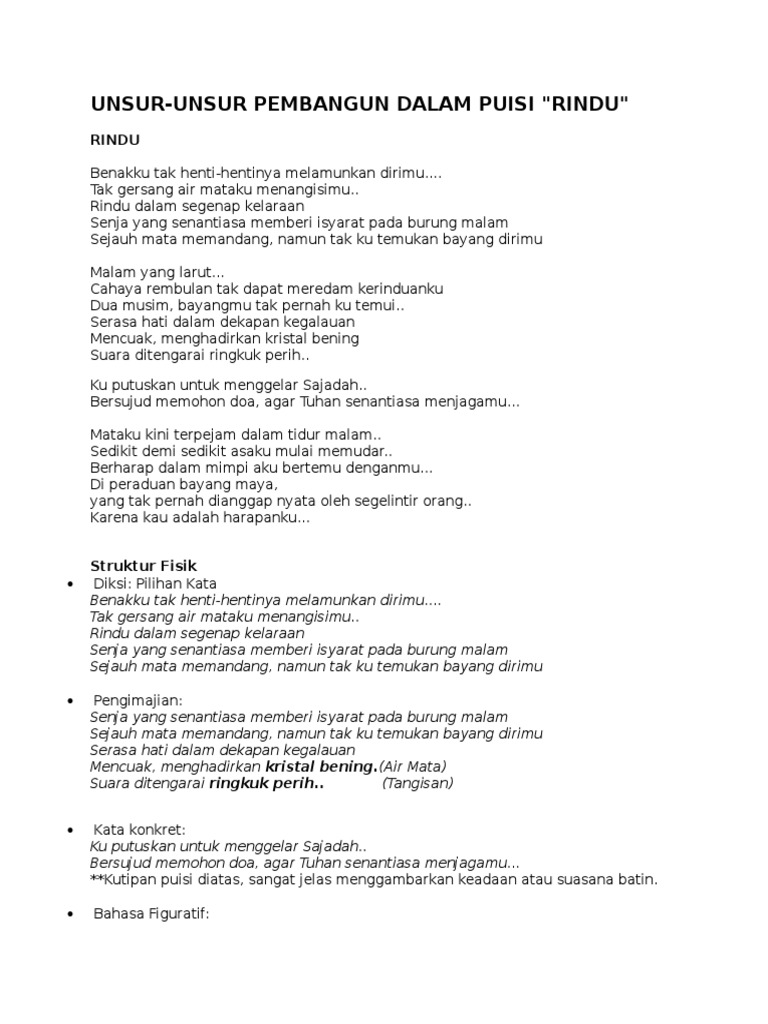 Puisi Puisi Lks | PDF