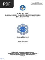 Soal Ekonomi Osk Tahun 2024 | PDF