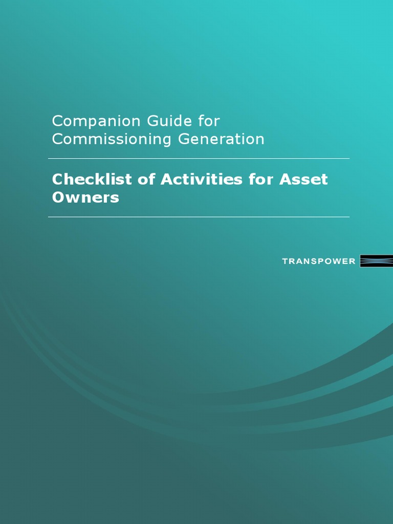Guide For Commissioning Generation | PDF | Electrical Grid | Scada
