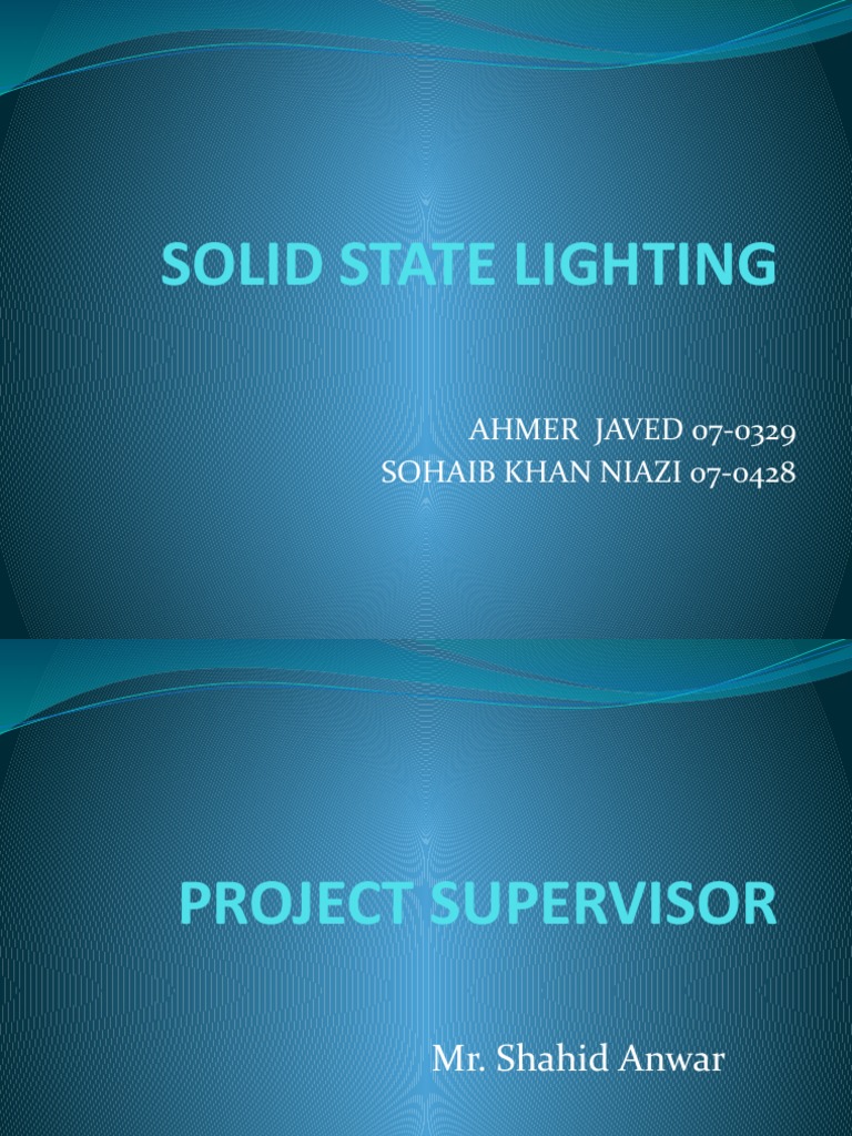 Solid State Lighting | PDF | Lighting | Light Emitting Diode
