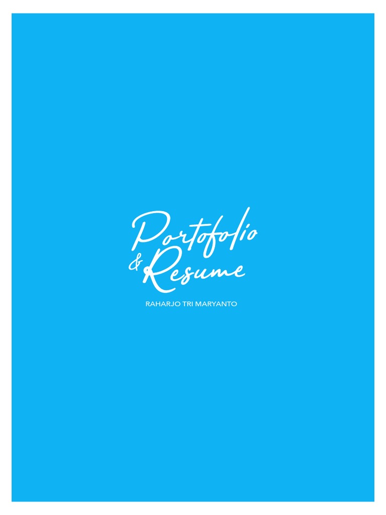 Raharjo Portofolio&CV | PDF