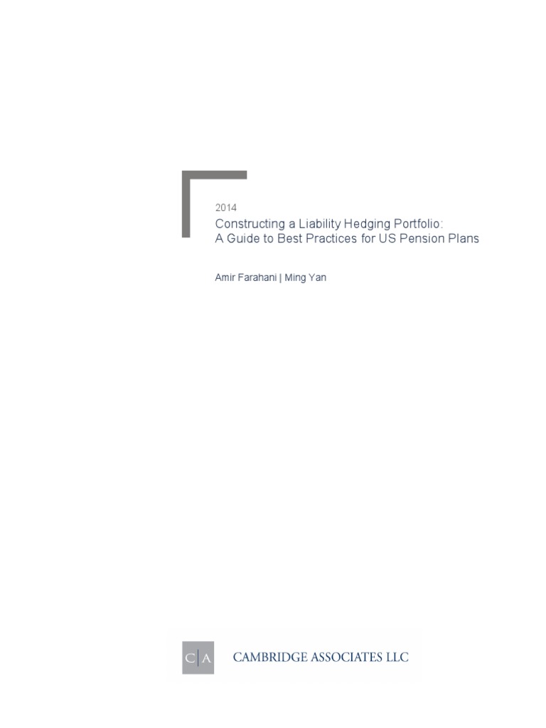 Constructing A Liability Hedging Portfolio PDF | PDF | Bond Duration ...