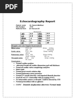 2D Echo Report Format | PDF | Heart Valve | Ventricle (Heart)