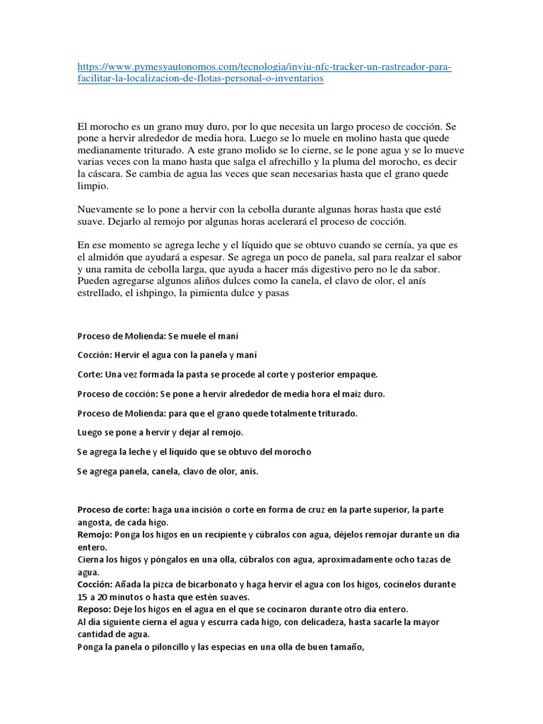 El Morocho Es Un Grano Muy Duro | PDF | Cocinando | Cocina occidental