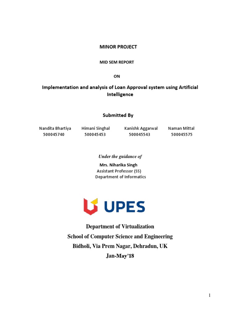 Final Report | PDF | Artificial Neural Network | Applied Mathematics