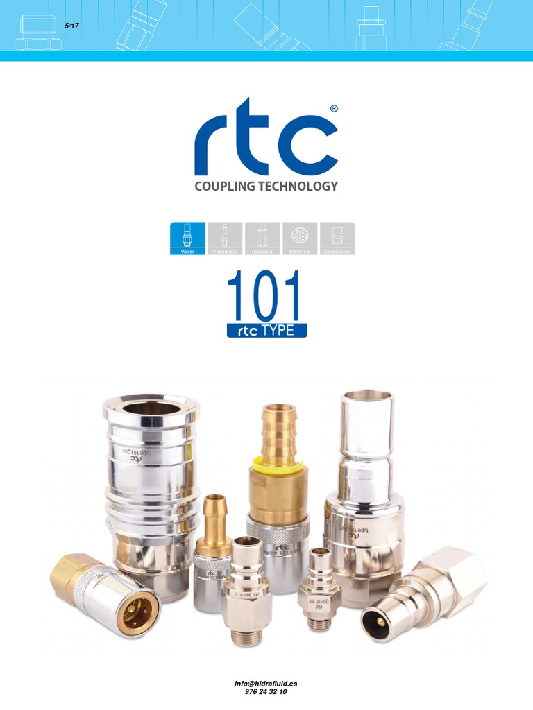 Serie 101 RTC Couplings | PDF | Stainless Steel | Gas Technologies