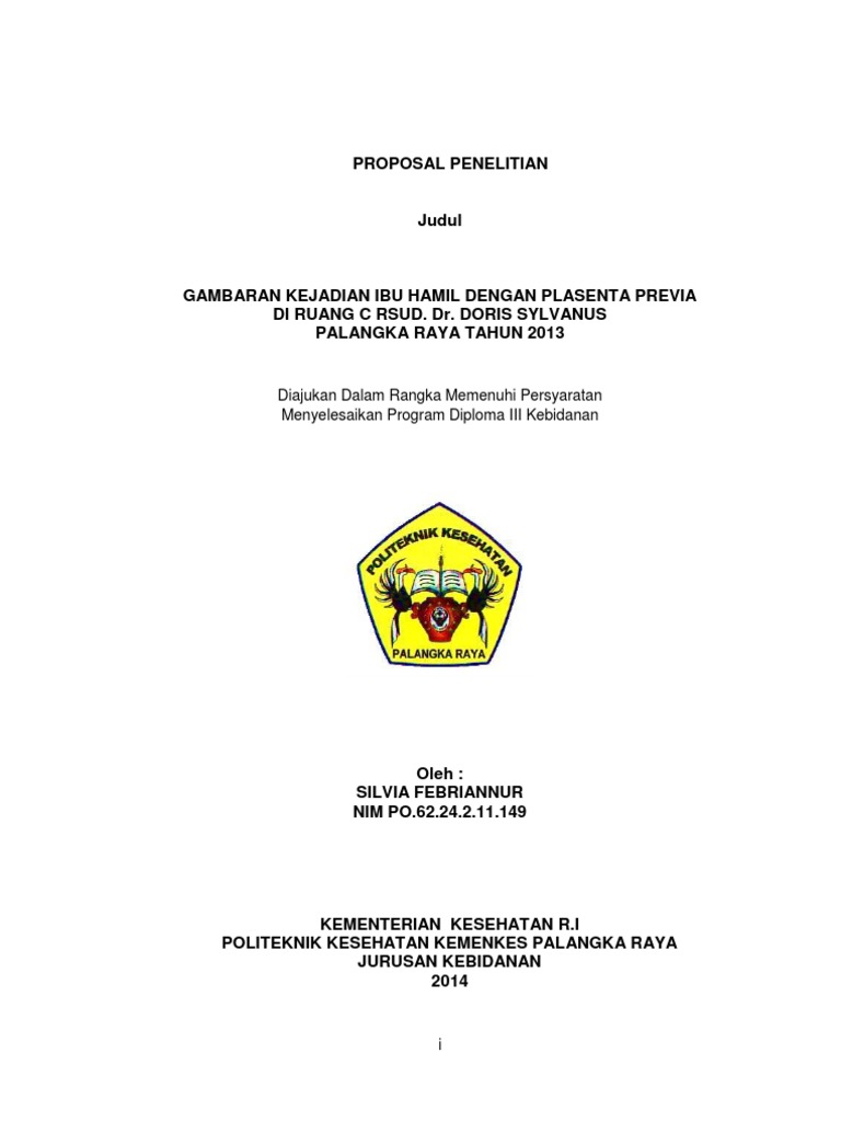 Lembar Persetujuan Proposal | PDF