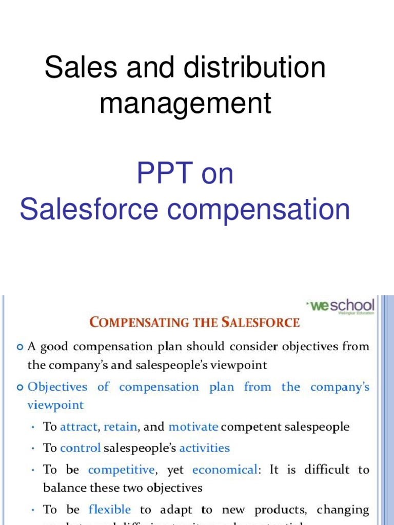 Sales and Distribution Management | PDF