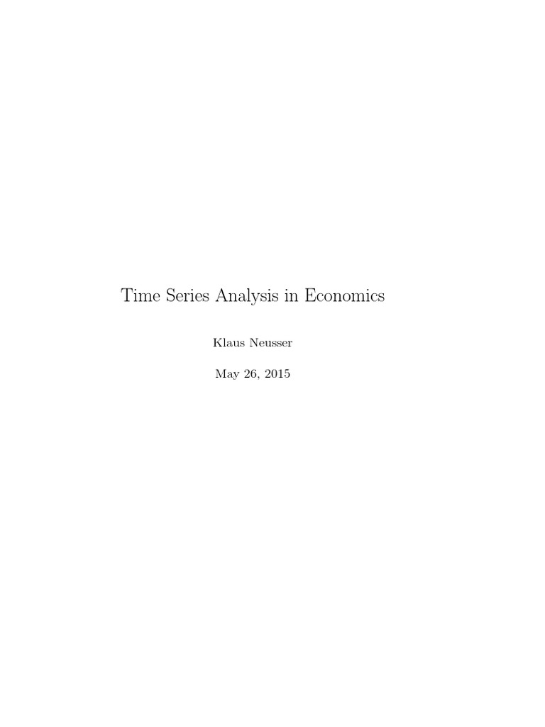 Time Series Book | PDF | Time Series | Stochastic Process
