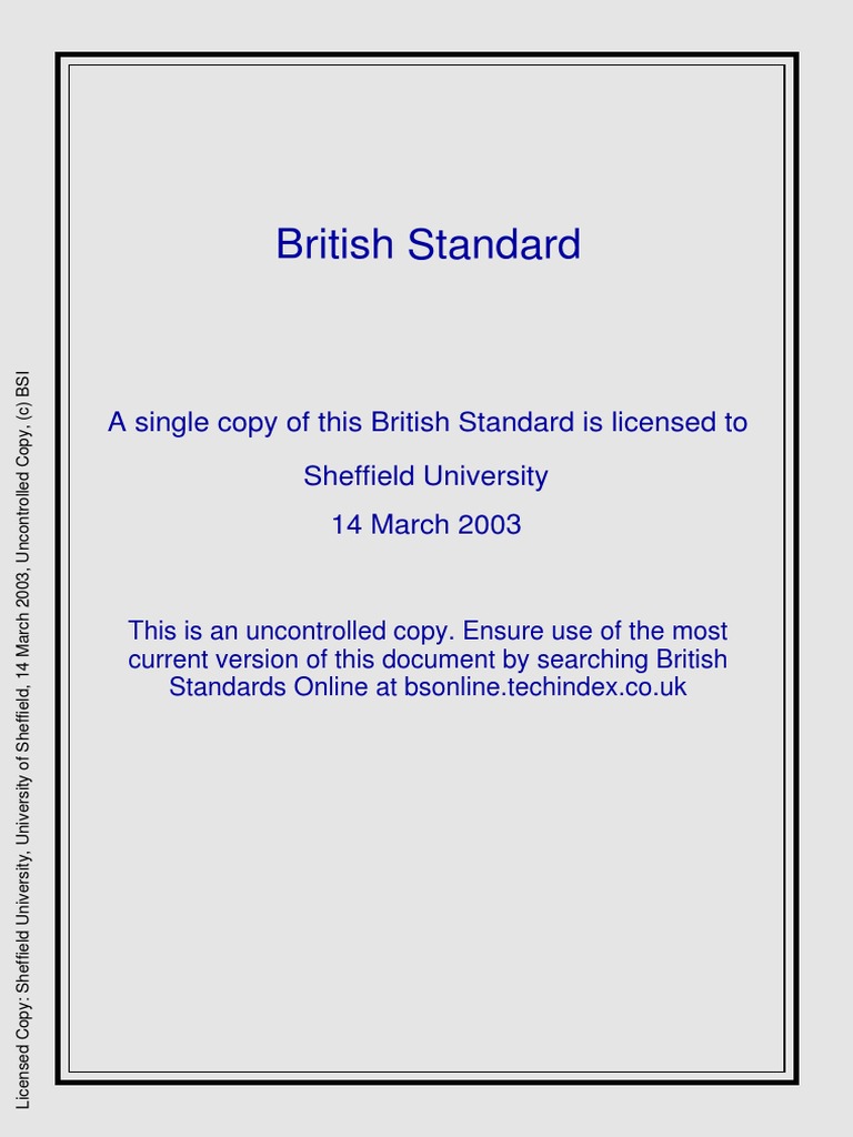 BS 5628-3-2001 | Masonry | Brick