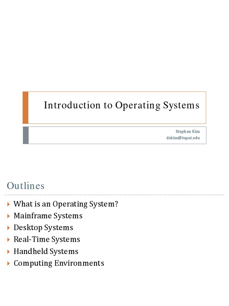 LN Rtos Ch01 Introduction | PDF | Operating System | Computer Data Storage