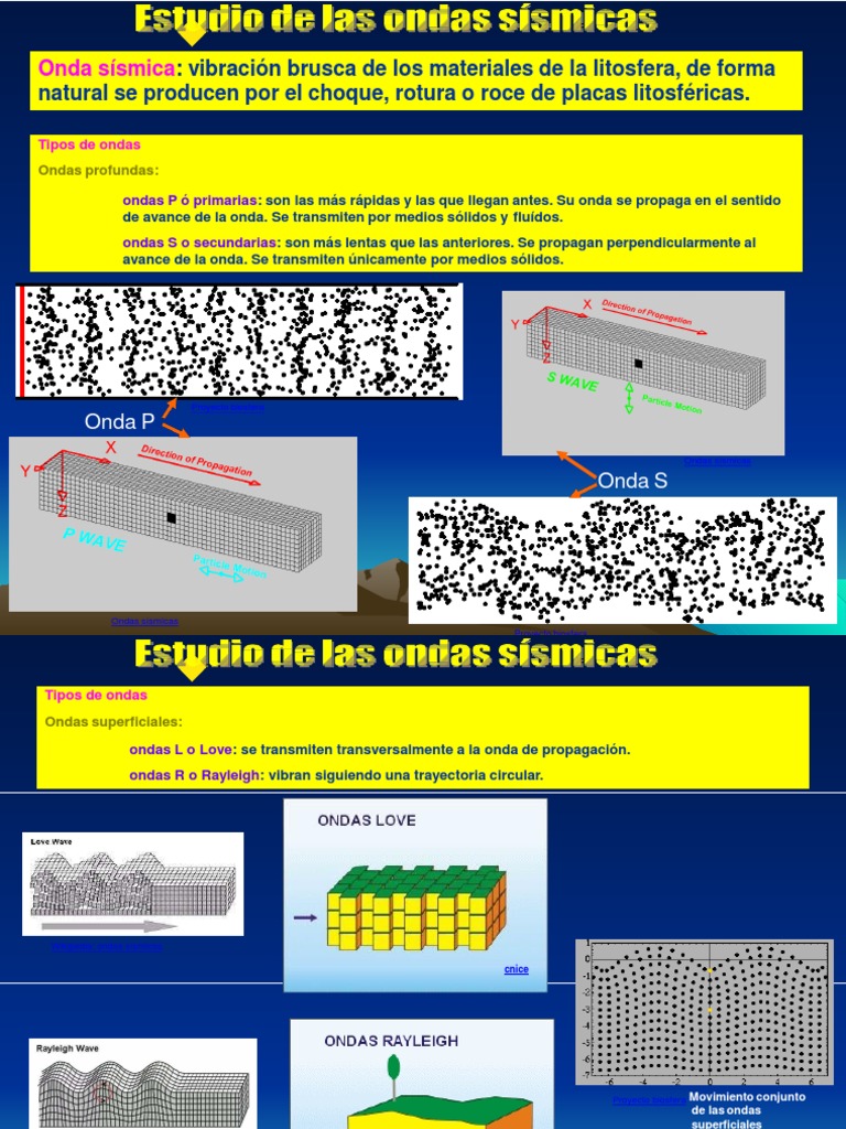 Ondas Sismicas | PDF | Manto (geología) | Olas