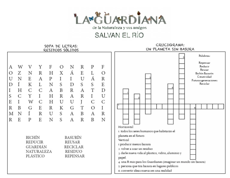 Sopa De Letras Y Crucigramas Para Imprimir – JKTBL