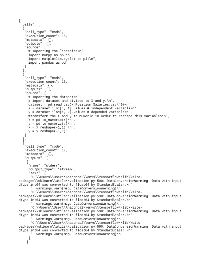 Svr Ipynb Pdf Python Programming Language Applied Mathematics 