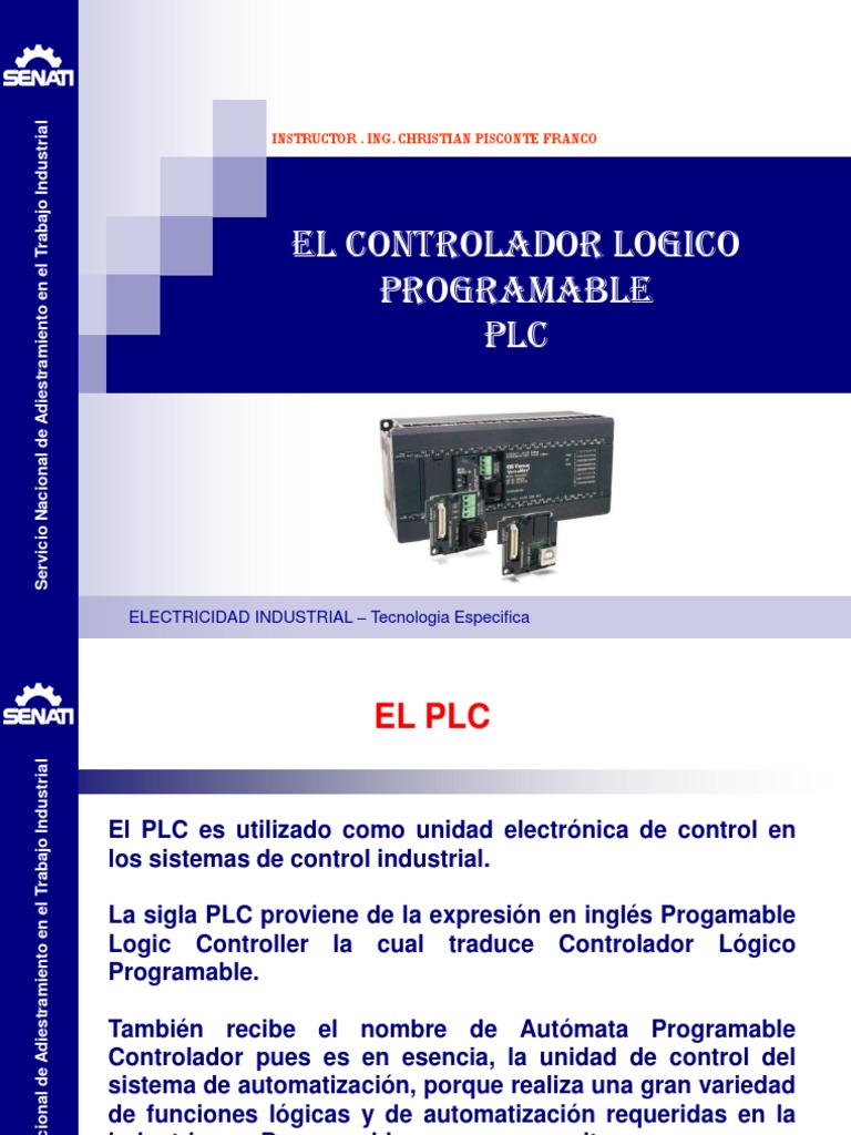 El Controlador Logico Programable | PDF | Controlador lógico ...
