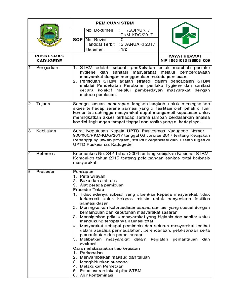 Strategi Pemicuan STBM untuk Masyarakat | PDF
