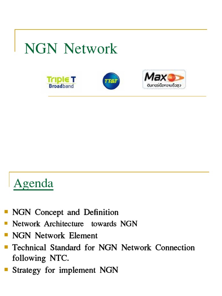 NGN Lecture | PDF | Computer Network | Communications Protocols
