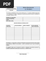 Planilla de Entrega de Epp RES 299 | PDF