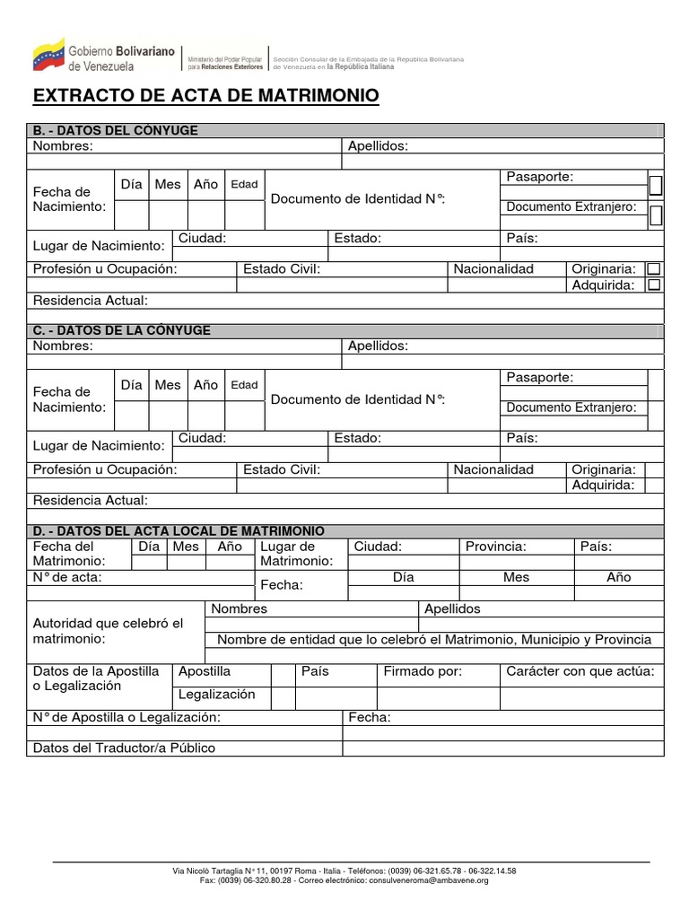 Matrimonio | PDF | Documentos oficiales | Gobierno y personalidad