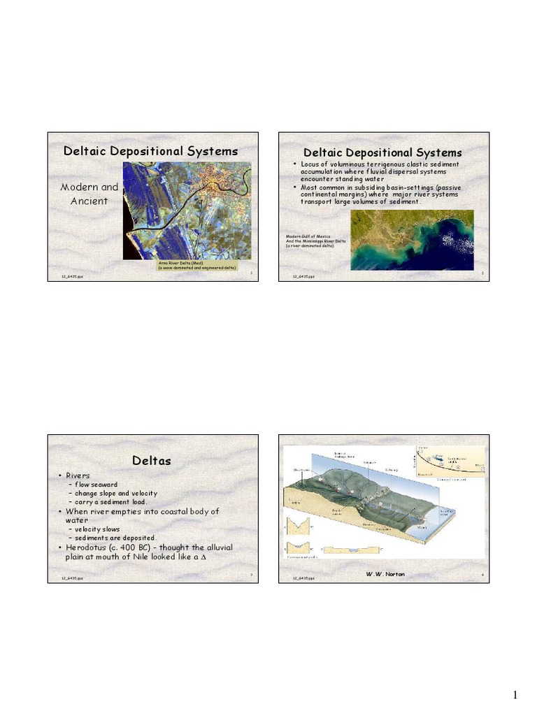 5400 16641 588163 Kuliah 11-Lingkungan Delta | PDF | River Delta | Shoal