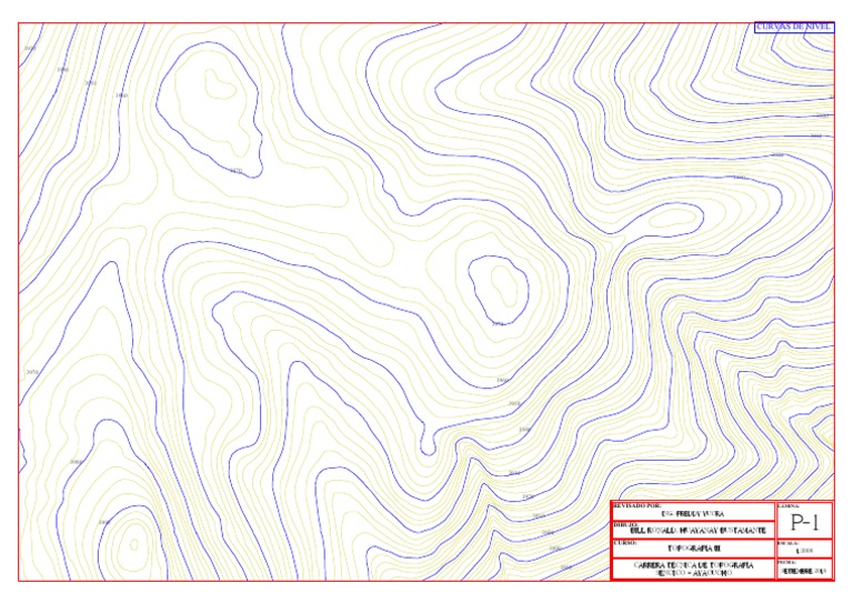 Proyecto Chema 0.0 - Curvas de Nivel-Layout1 | PDF | Cartografía | Infografia