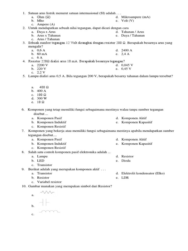 Soal Dlde Elas X | PDF