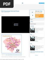 Common Kapampangan Phrases List | PDF