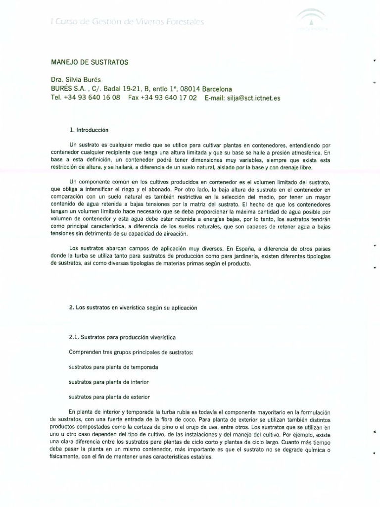 7 Manejo de Sustratos PDF | PDF