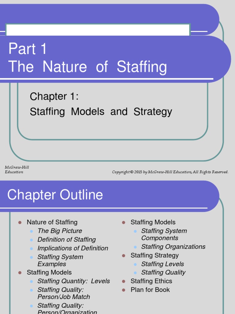 Staffing Model and Strategy | PDF | Human Resources | Employee Retention