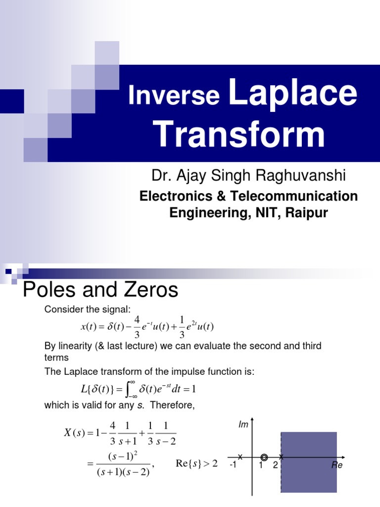09 Z Transform | PDF | Laplace Transform | Mathematical Concepts