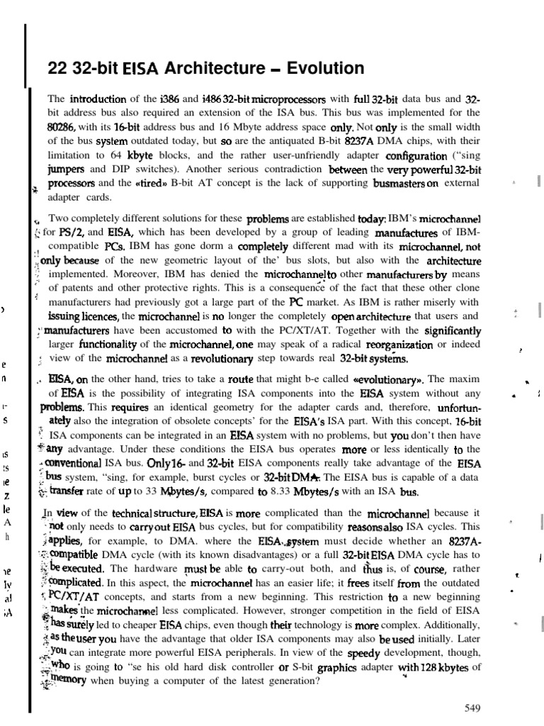 The 32 Bit EISA Architecture | PDF | Computer Data | Electrical Engineering
