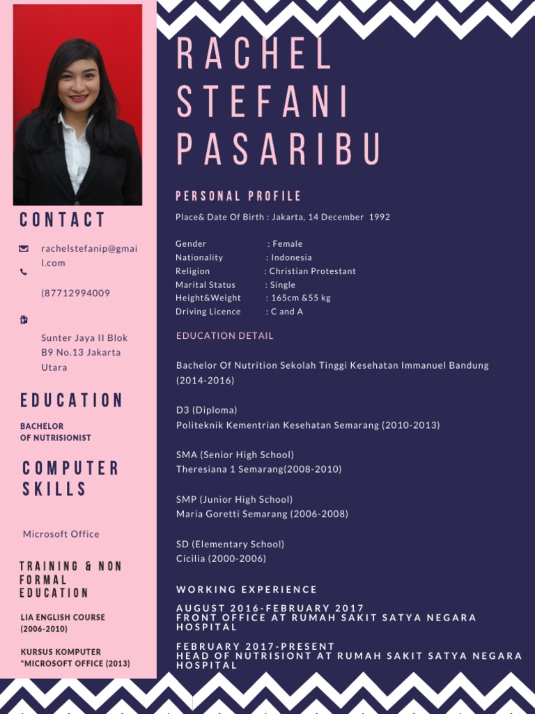 CV Rachel Stefani | PDF