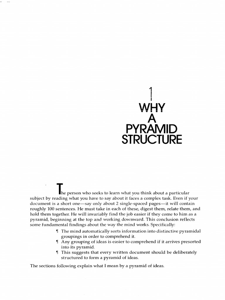 Chapter 1 Barbara Minto-The Minto Pyramid Principle - Logic in Writing ...