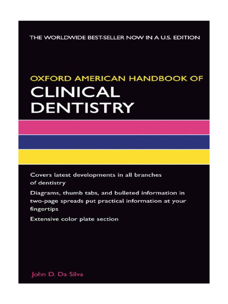 Oxford American Handbook of Clinical Dentistry PDF | PDF