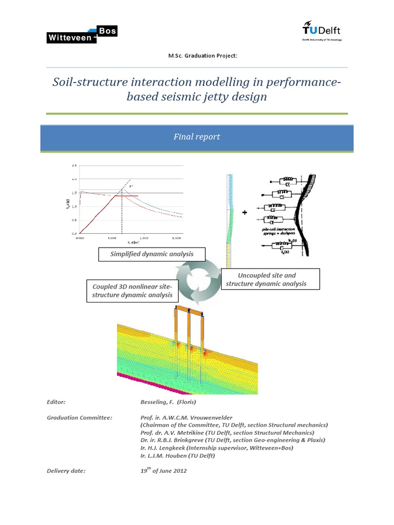 Soil-Structure Interaction Modelling in Performance-Based Seismic Jetty Design | PDF ...
