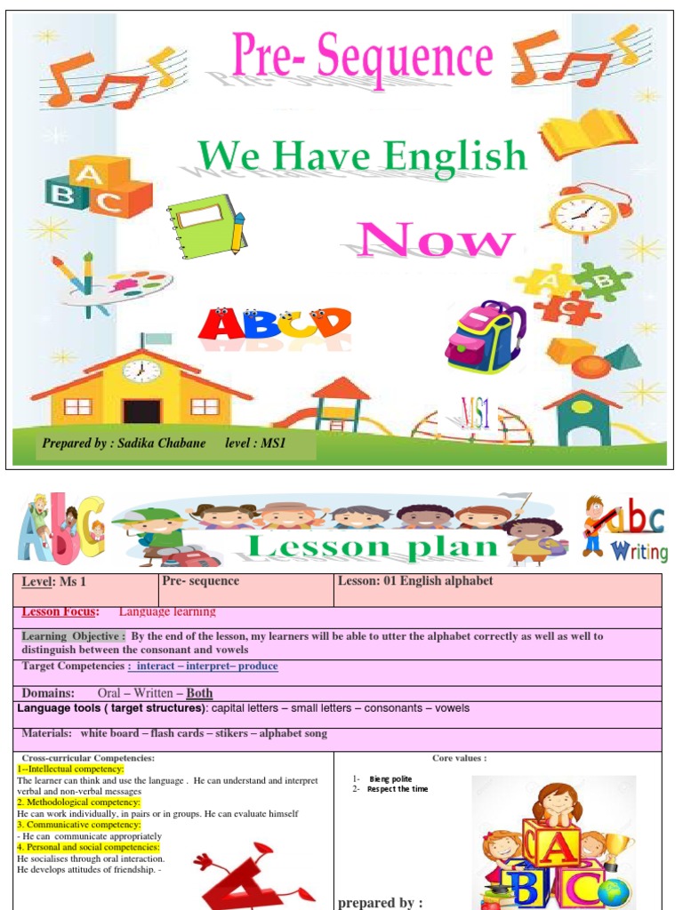 1 Ms Pre - Sequence | PDF | Nonverbal Communication | Alphabet