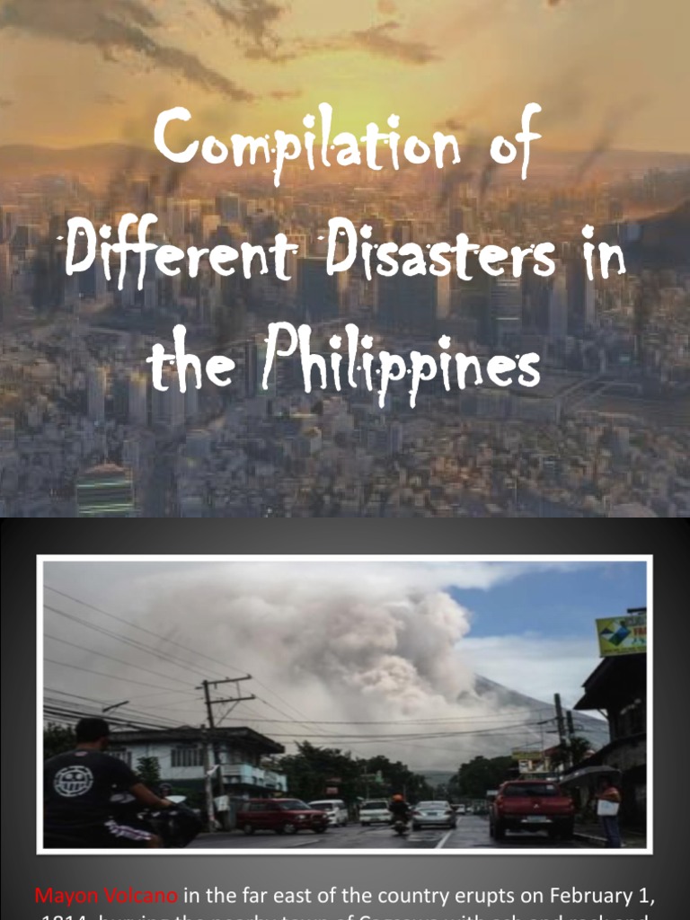 Compilation of Different Disasters in The Philippines | PDF | Tropical ...