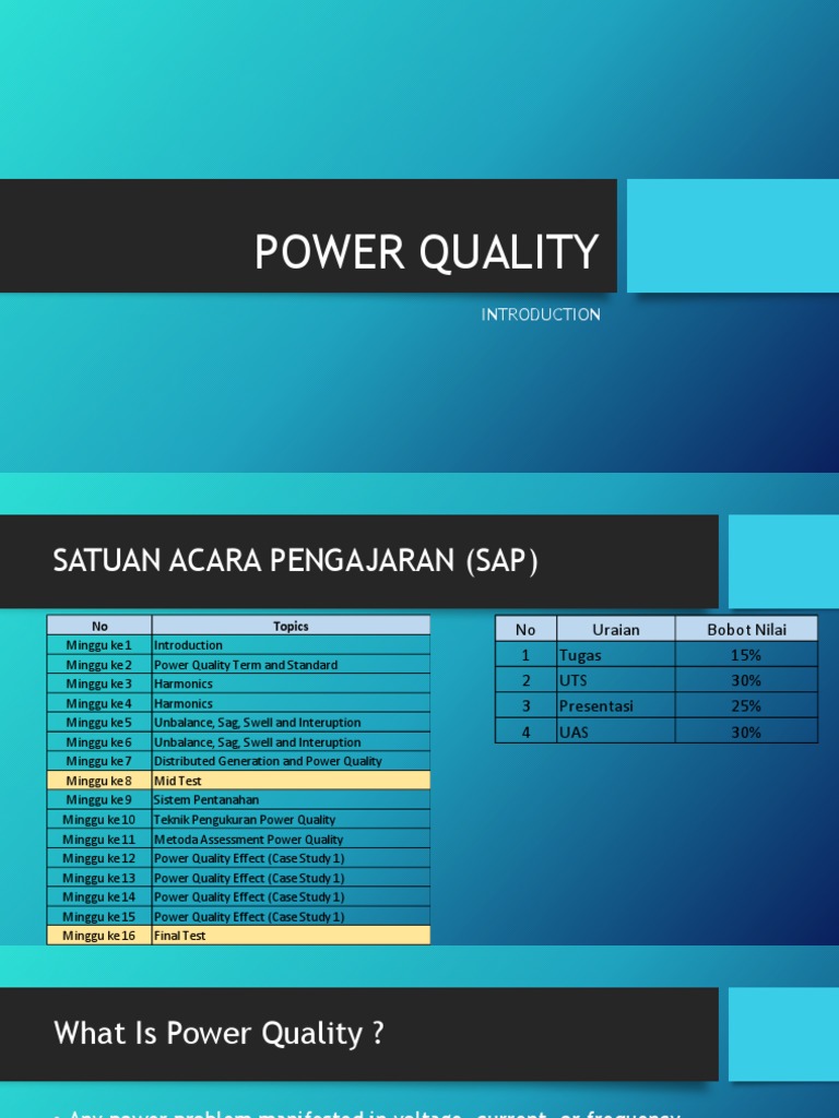 Understanding Power Quality Issues | PDF | Electric Power System | Force