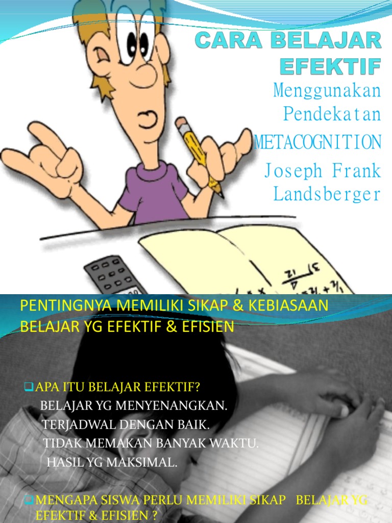 Cara Belajar Efektif | PDF