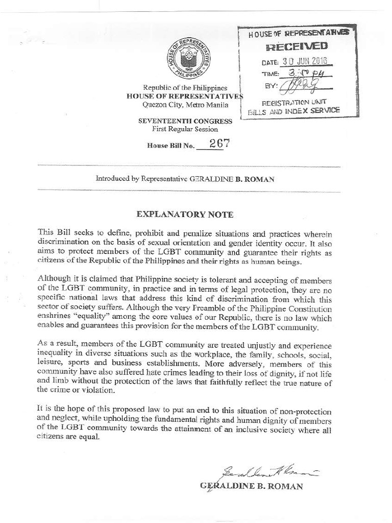 Geraldine Roman Explanatory Note PDF | PDF