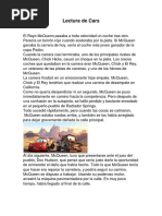 Rayo McQueen: Colorea y Imprime Cars | PDF