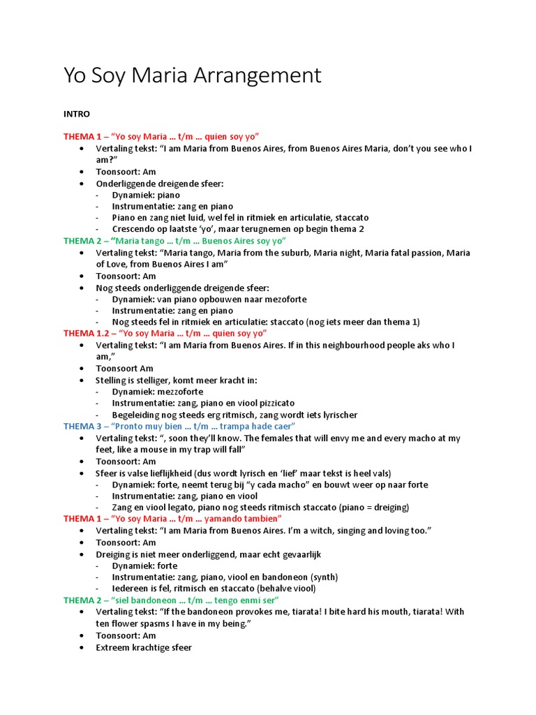 Yo Soy Maria | PDF