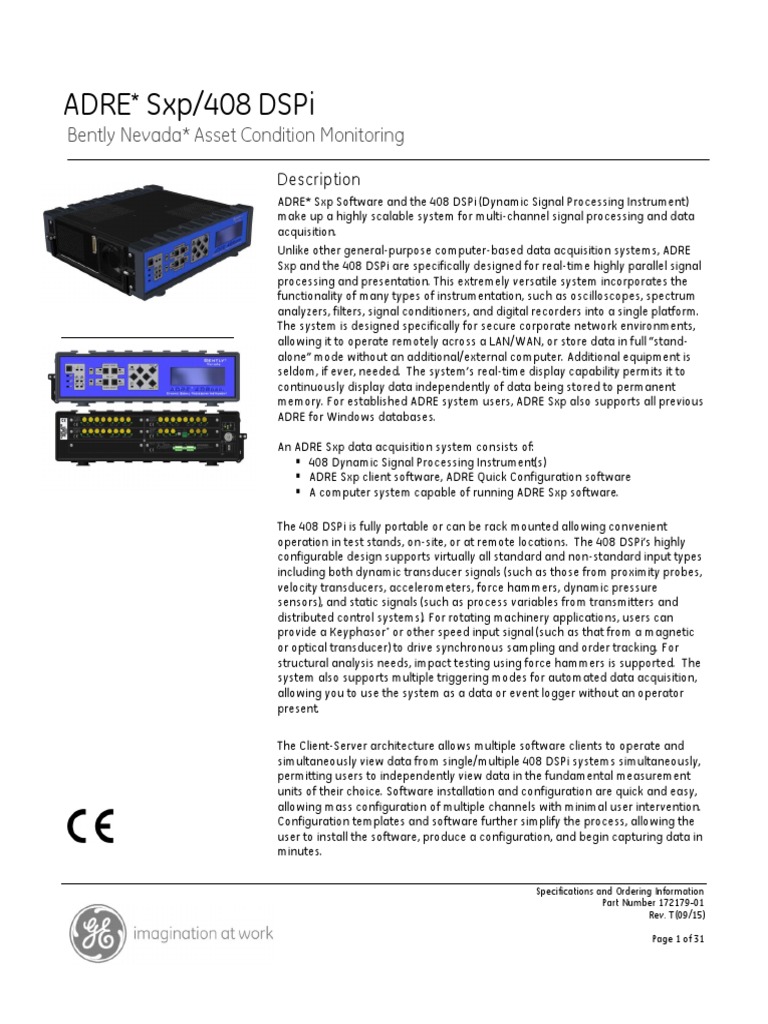 ADRE Datasheet | PDF | Sampling (Signal Processing) | Amplitude