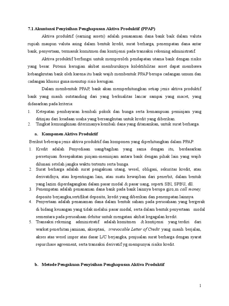 Akuntansi LPD Dan Bank Sap 7 | PDF