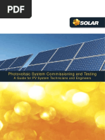SOLAR PV PLANT Commissioning Forms For PV | PDF | Photovoltaics ...