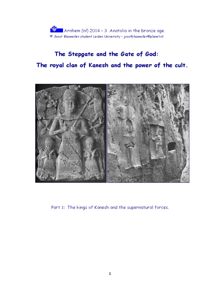 Kanesh in The Old Assyrian Time Period T PDF | PDF | Hittites | Anatolia