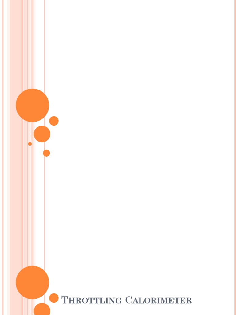 Throttling Calorimeter | PDF | Science & Mathematics
