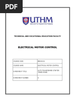 Testing of Motor After Rewinding | PDF | Electric Power | Force