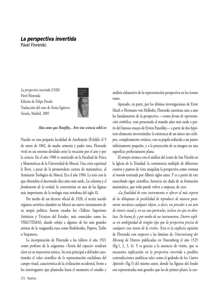 La Perspectiva Invertida | PDF | Perspectiva (Gráfica) | Science