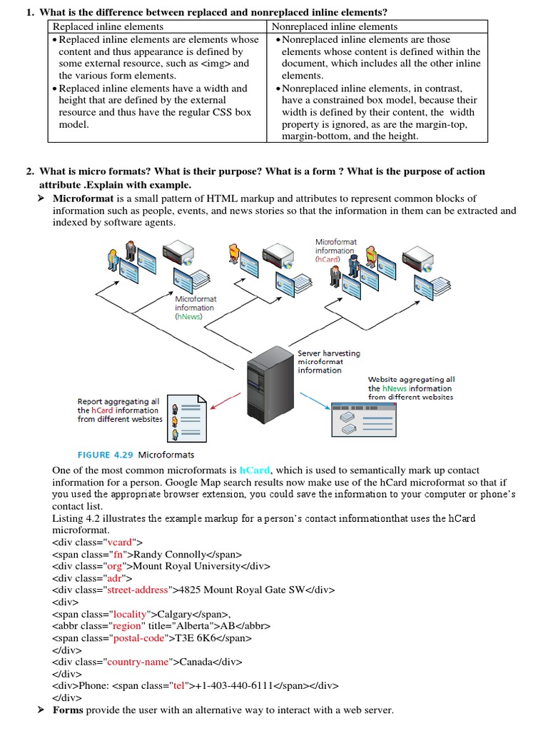 Web Css Notes Pdf Html Element Dynamic Web Page